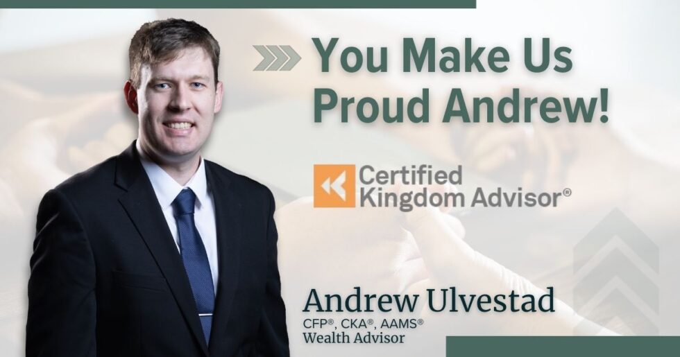 Andrew Ulvestad earns Certified Kingdom Advisor® Designation